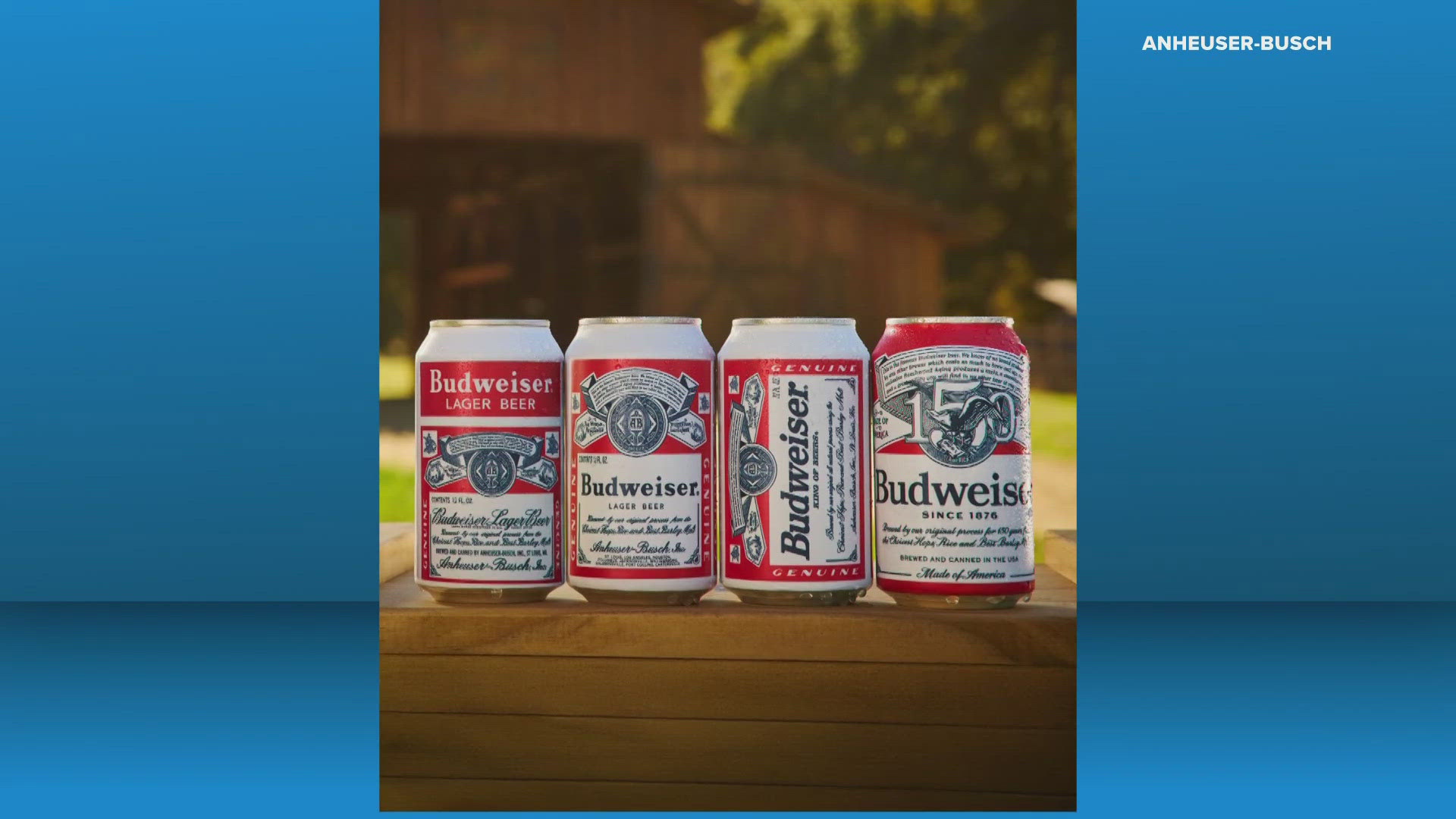 Budwesier celebrating 150 years with heritage cans