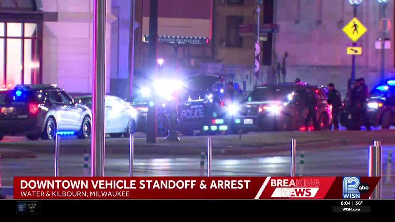Downtown MKE standoff and arrest