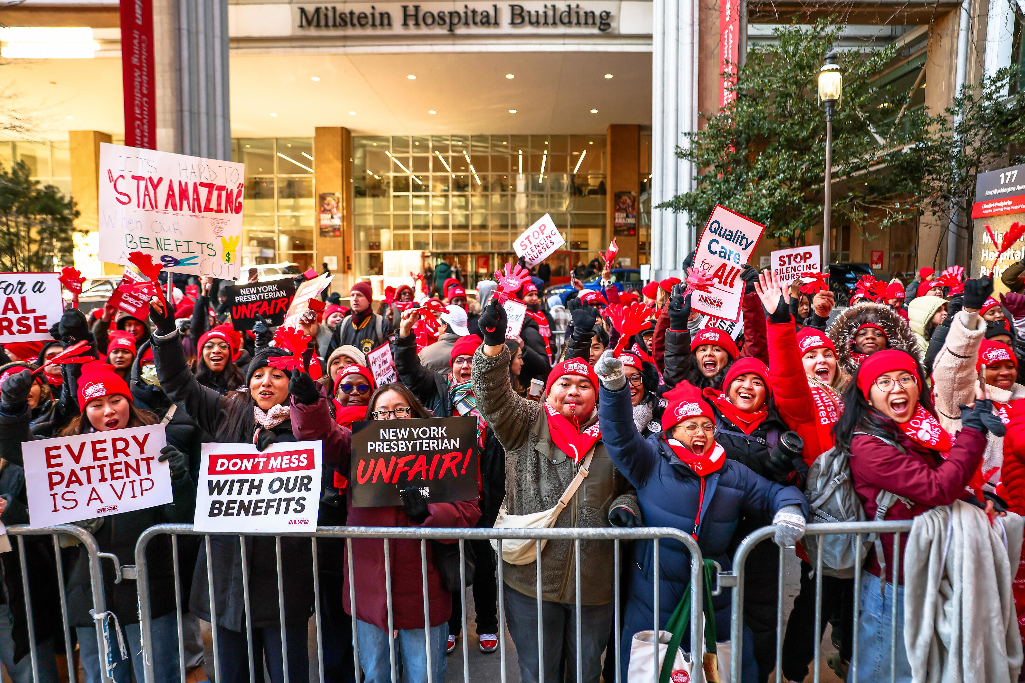 Nurses fired before NYC strike accuse hospital of retaliation