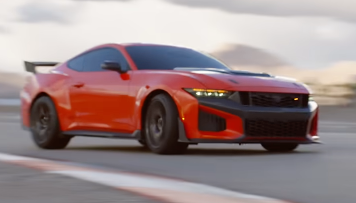 Here's Ford's new Mustang Dark Horse SC before you're supposed to see it