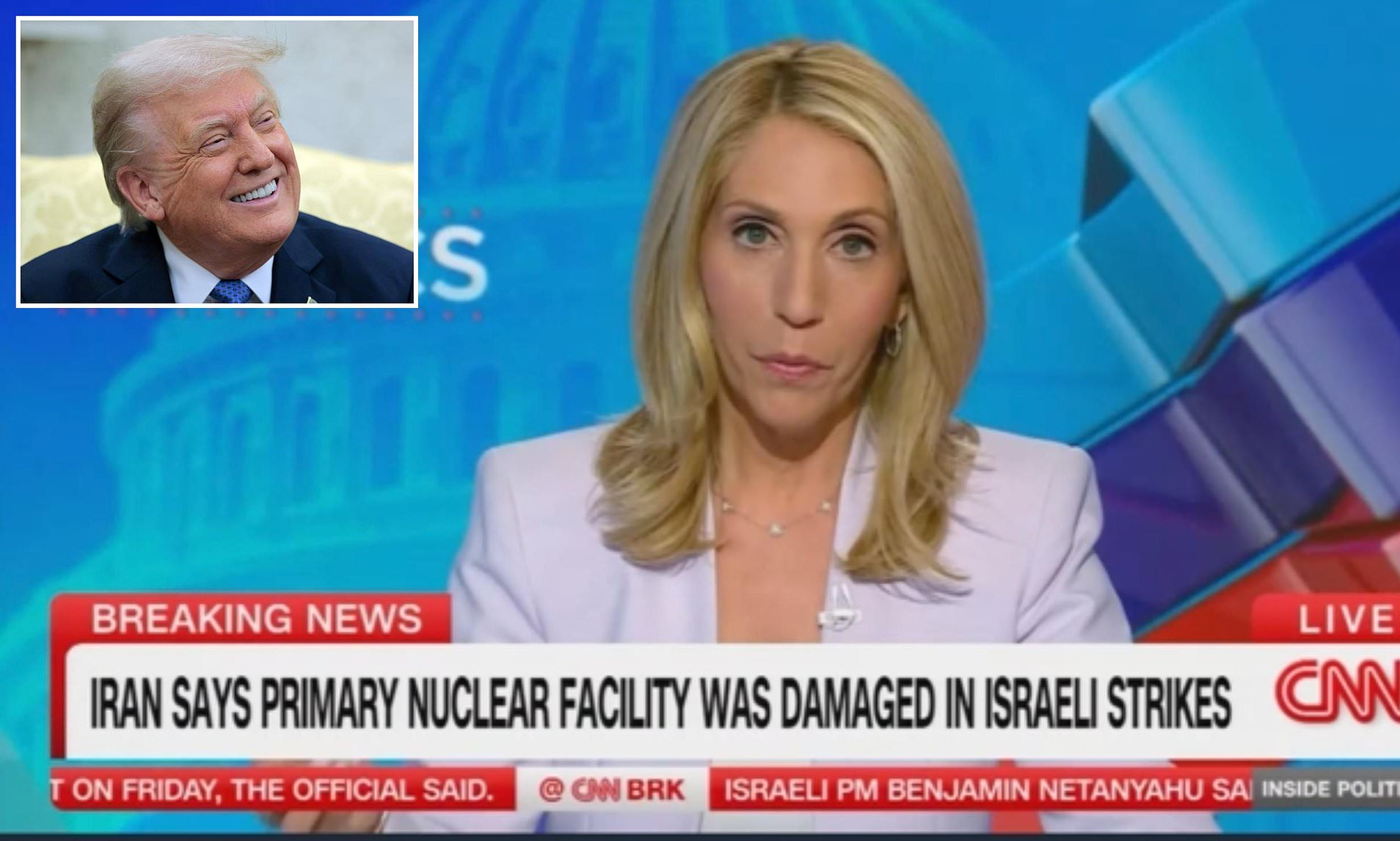 CNN's Dana Bash doesn't see the funny side of Trump's brutal truth bomb ...