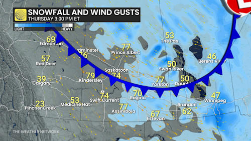 Blustery winds and snow to make travel tough in parts of Saskatchewan ...