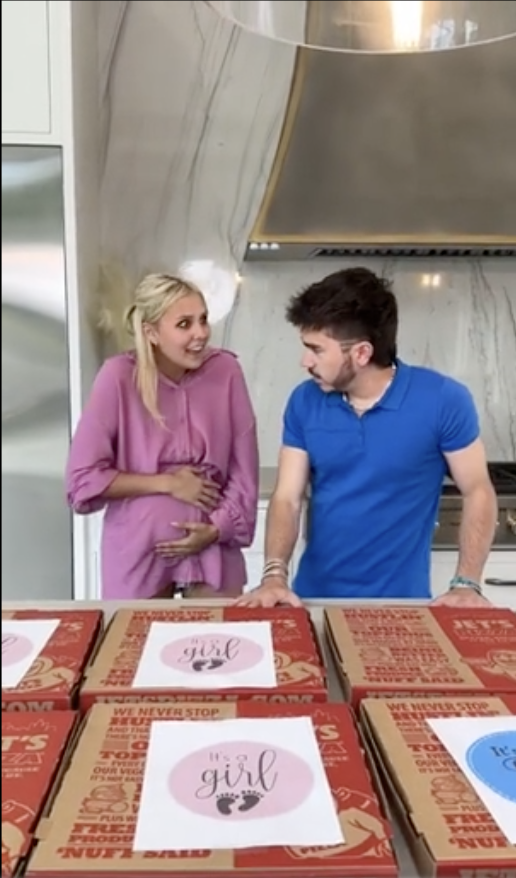 Sweetest gender reveal goes horribly wrong