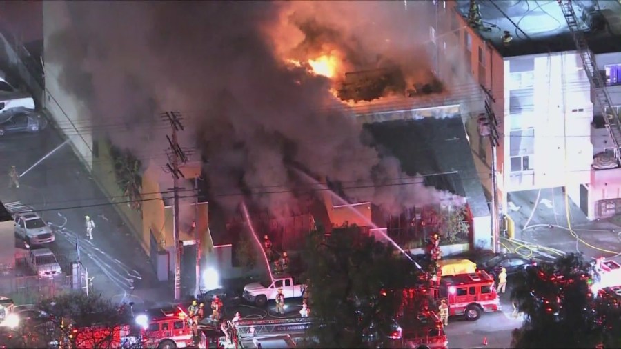 Cadaver dogs search burned North Hills church for possible human remains