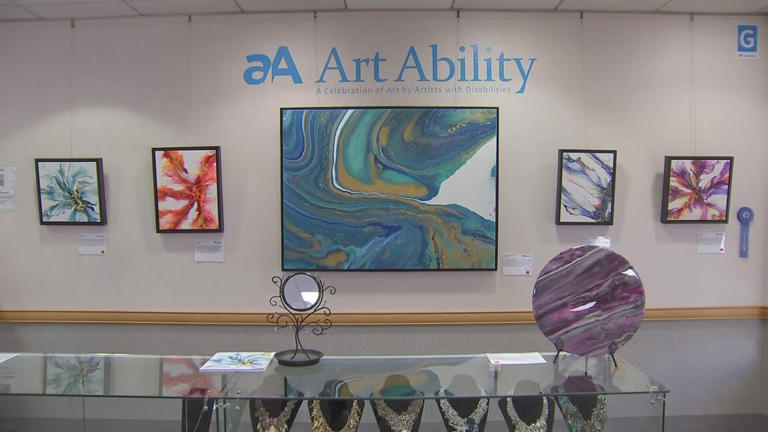 Art show at Bryn Mawr Rehab Hospital creating community awareness of ...