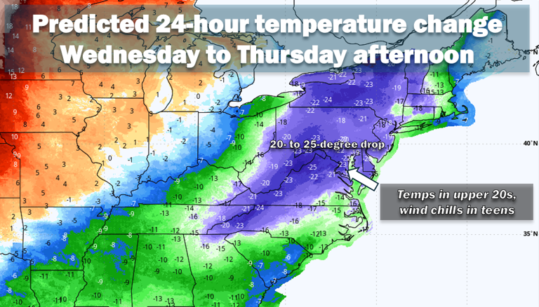 CWG live: Passing evening shower, maybe a snow shower late night ...