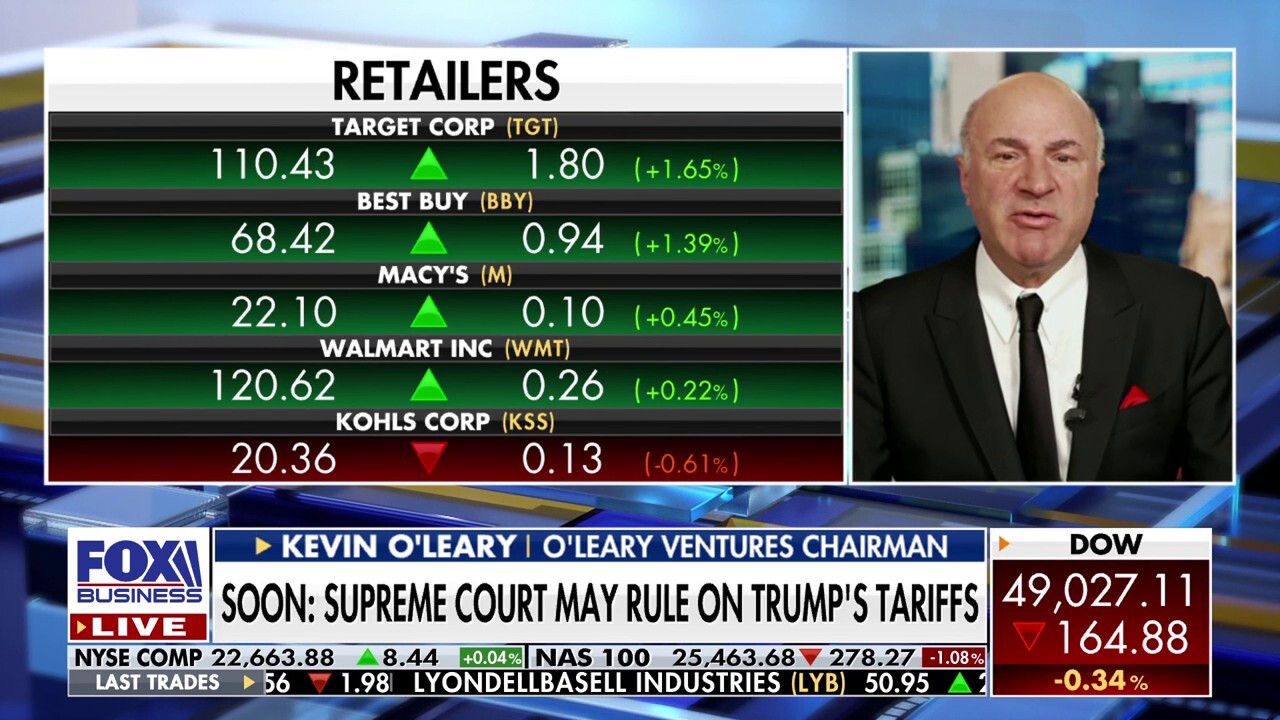 Kevin O'Leary predicts a 'mixed bag decision' on Trump's tariffs
