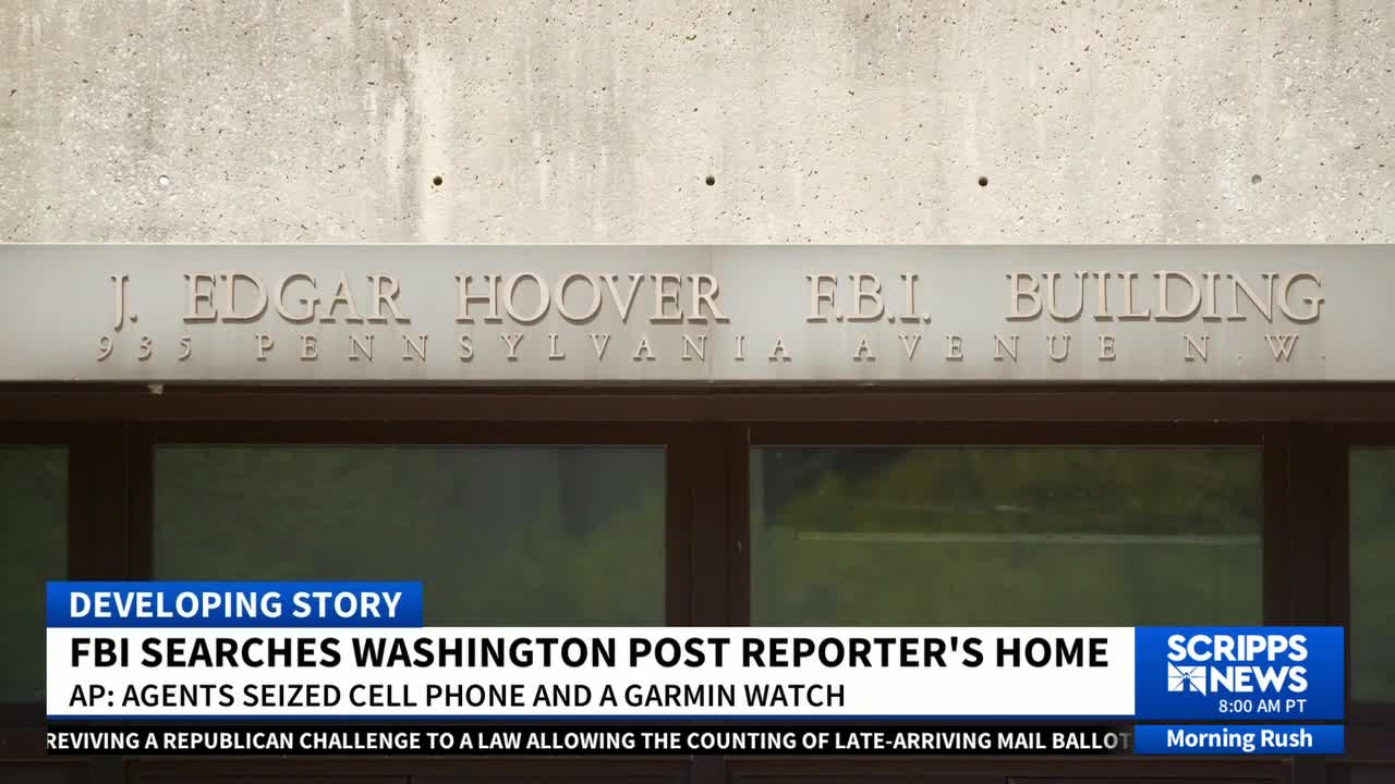 FBI searches Washington Post journalist’s home in classified leak probe