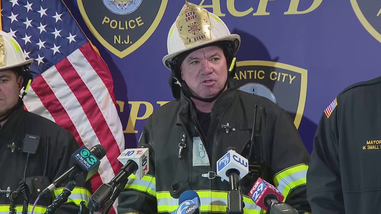 Firefighter provide update on Atlantic City apartment fire