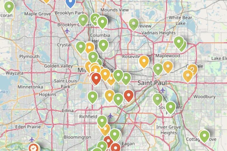 Aterrador mapa muestra que ICE inunda todo el territorio de Minnesota y ...