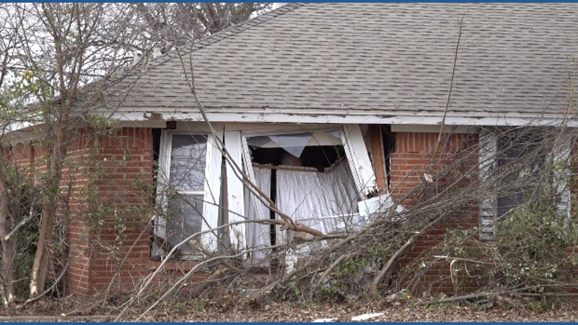 Truck crashes into home