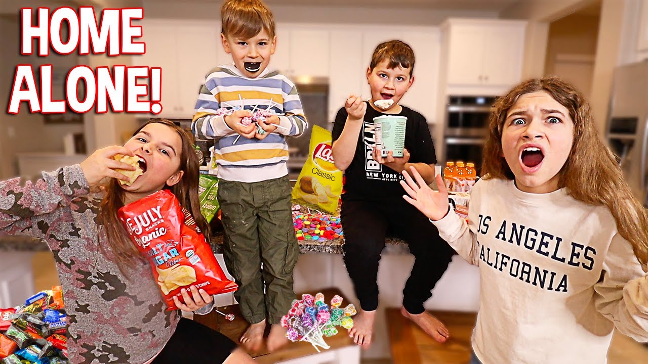 Kids stay home alone for 24 hours! No rules | Jkrew