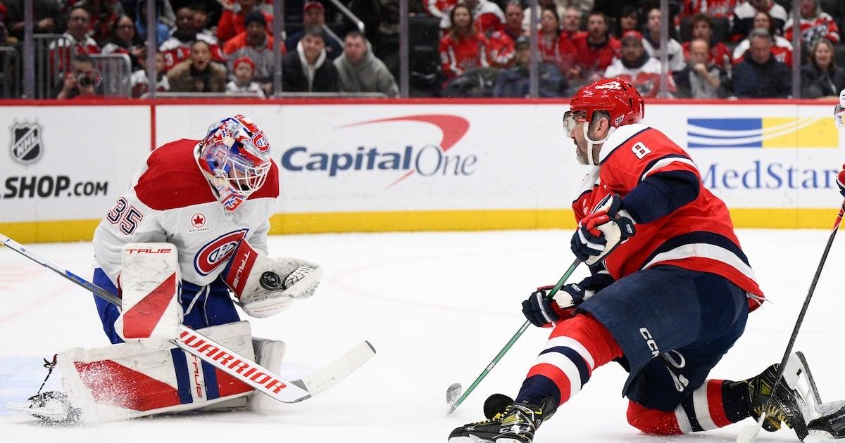 Canadiens lose in OT to the Caps after blowing 2-goal lead in the 3rd ...