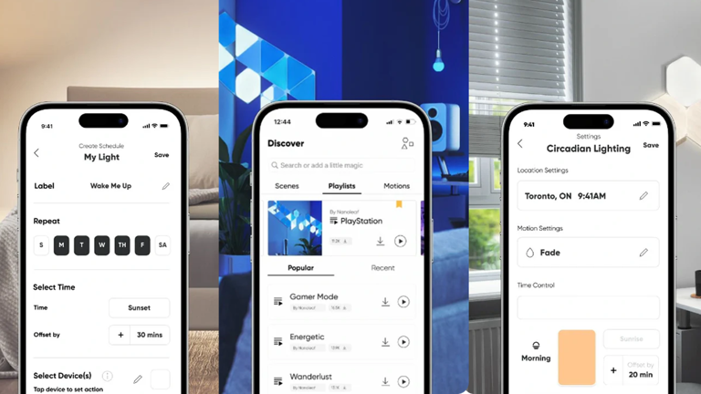 Maximize your mood lighting. How I set up my Nanoleaf wall panel lights