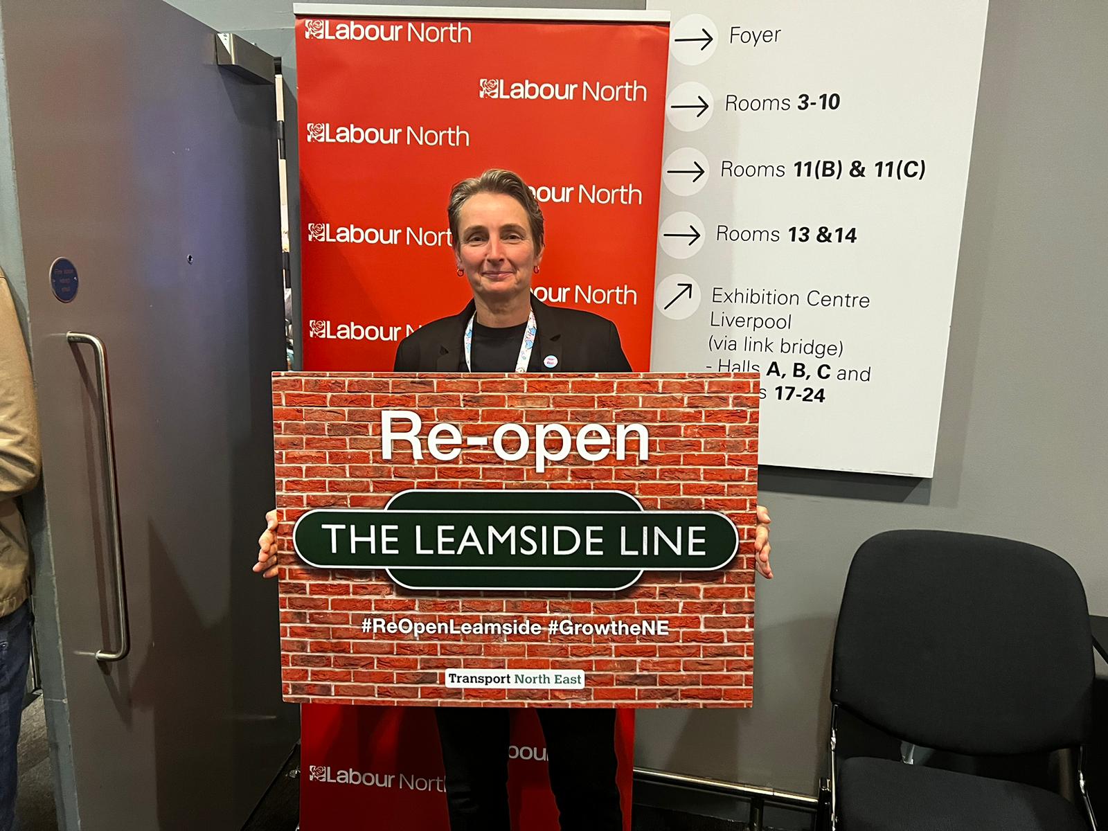 I’m delighted our government is backing the reopening of the Leamside Line
