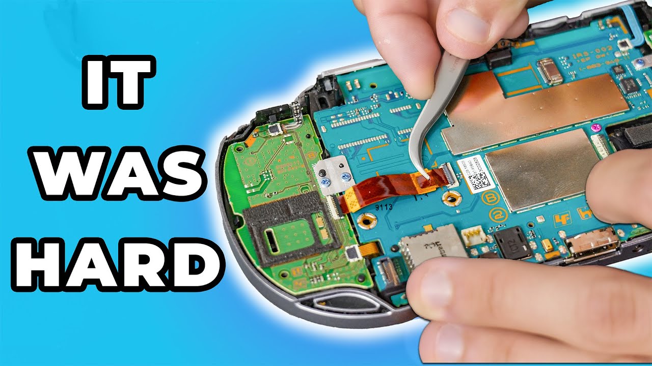 I repaired my PS Vita with a USB-C mod!