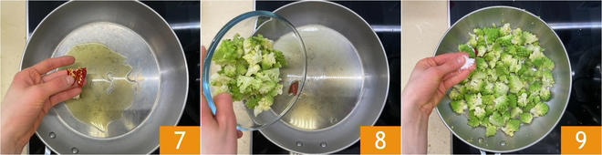 Romanesco broccoli stir-fry