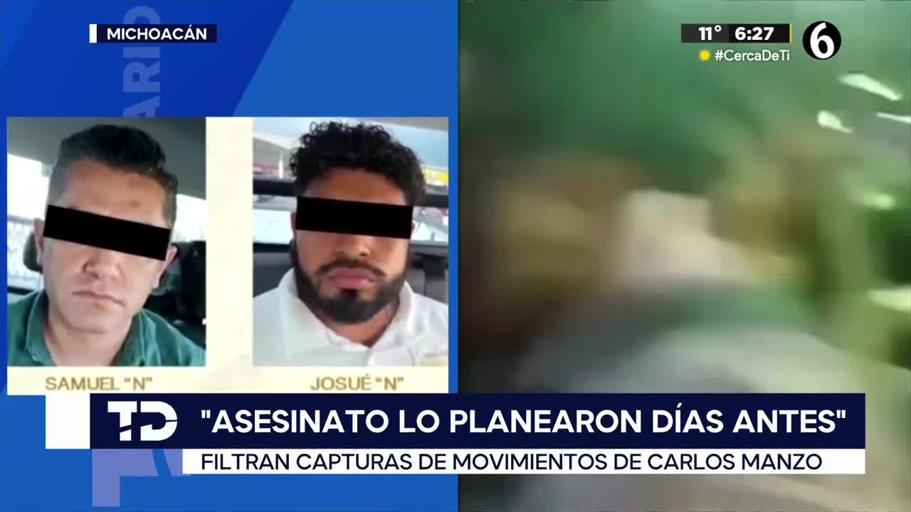 Samuel "N" y Josué "N" planearon asesinato de Carlos Manzo y filtraron ...