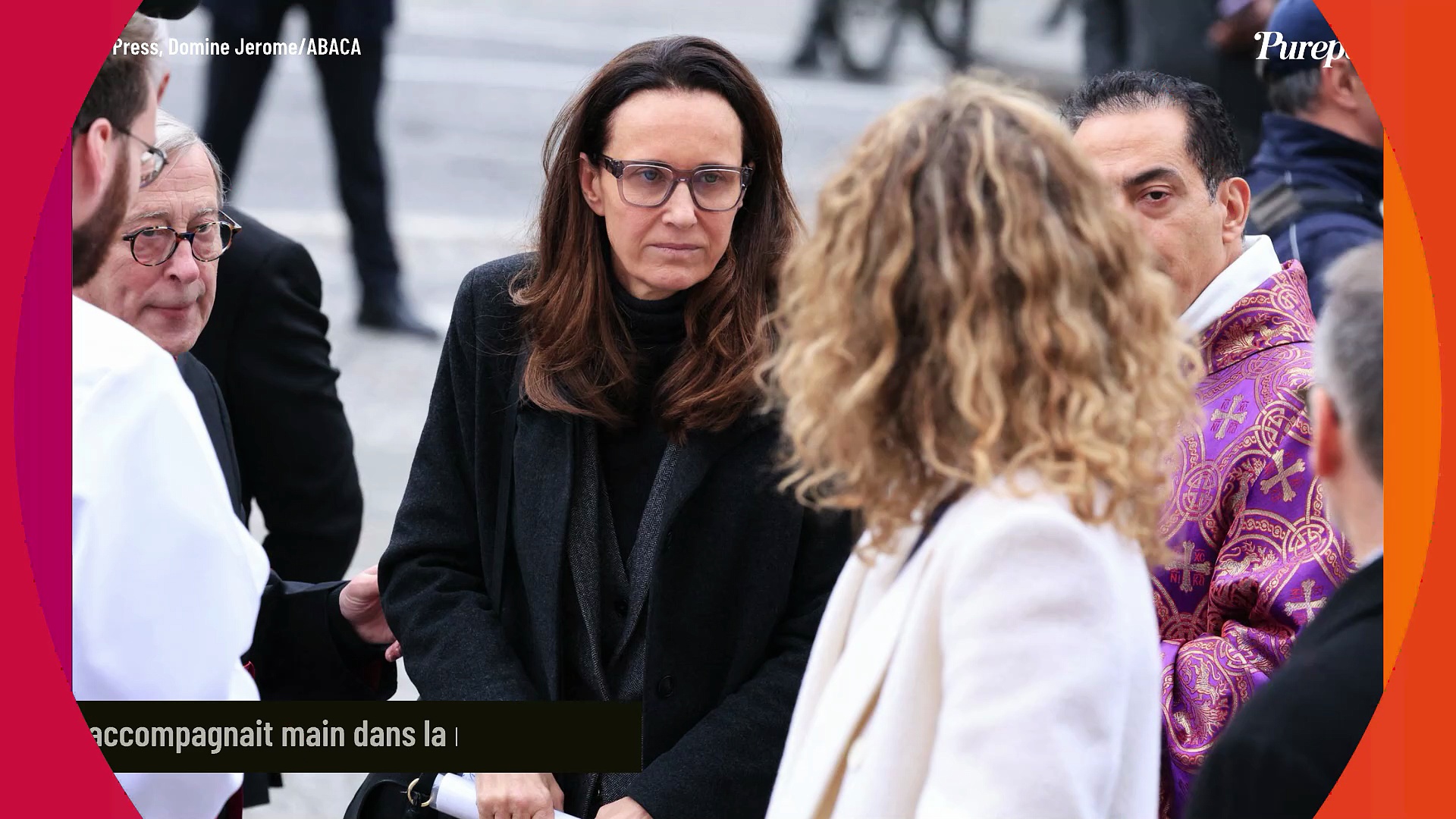 Pour dire au revoir à son père Rolland Courbis à Paris, Olivia se ...