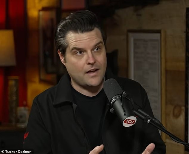 Matt Gaetz left stunned after being quizzed by Tucker Carlson about ...