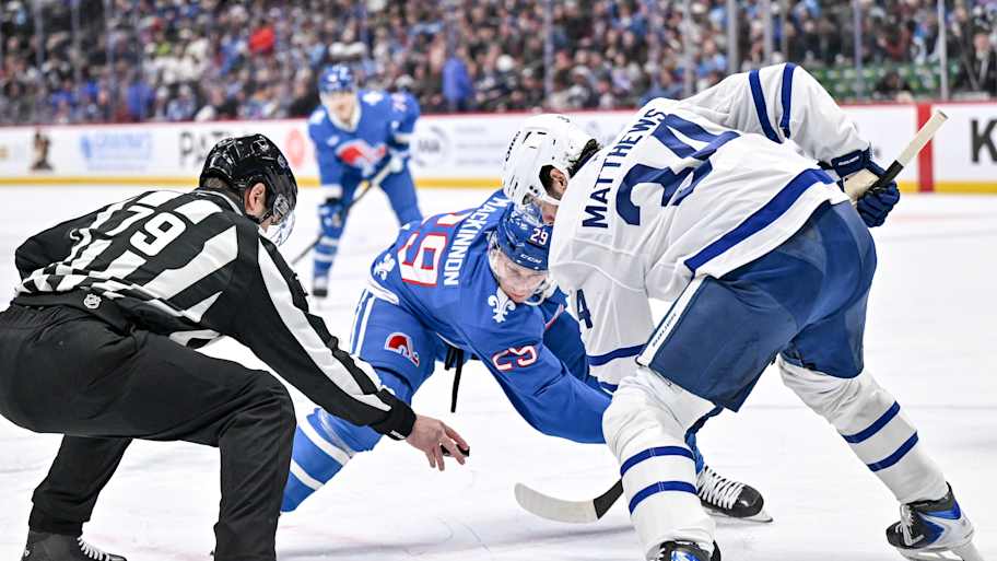 Maple Leafs snap Avalanche’s 17-game home streak on Nordiques Night
