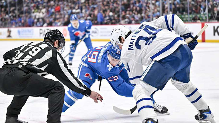 Maple Leafs snap Avalanche’s 17-game home streak on Nordiques Night