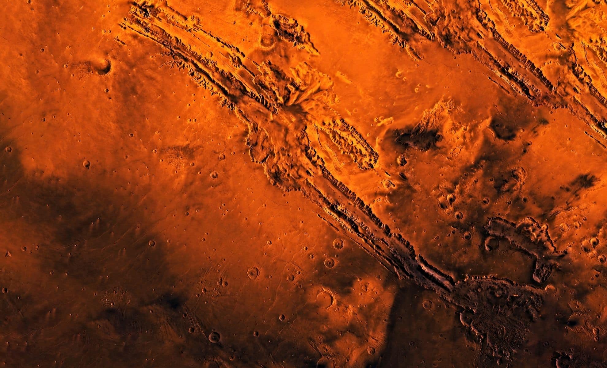 Decades of wind just ripped through Mars, and left this behind