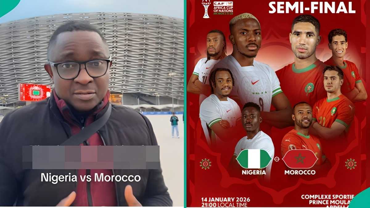 AFCON semi-finals: Nigerian man in Morocco shares observation while ...