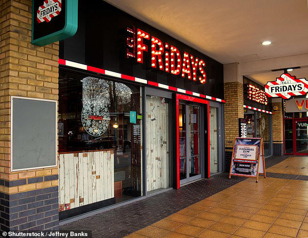 The 16 TGI Fridays restaurants closing after chain fell into administration