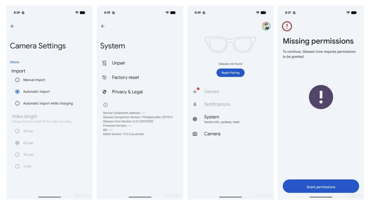 Sneak peek: Google’s Android XR glasses app shows off AI features ...