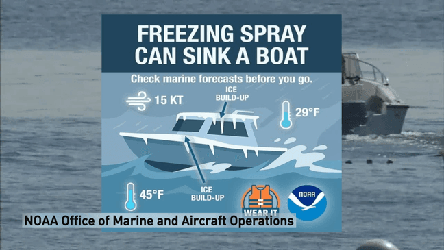 Freezing spray: The hidden winter hazard on Maine's coastal waters
