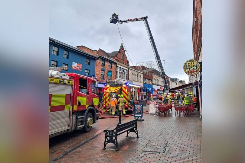 Probe into huge town centre shop blaze as fire found across three floors
