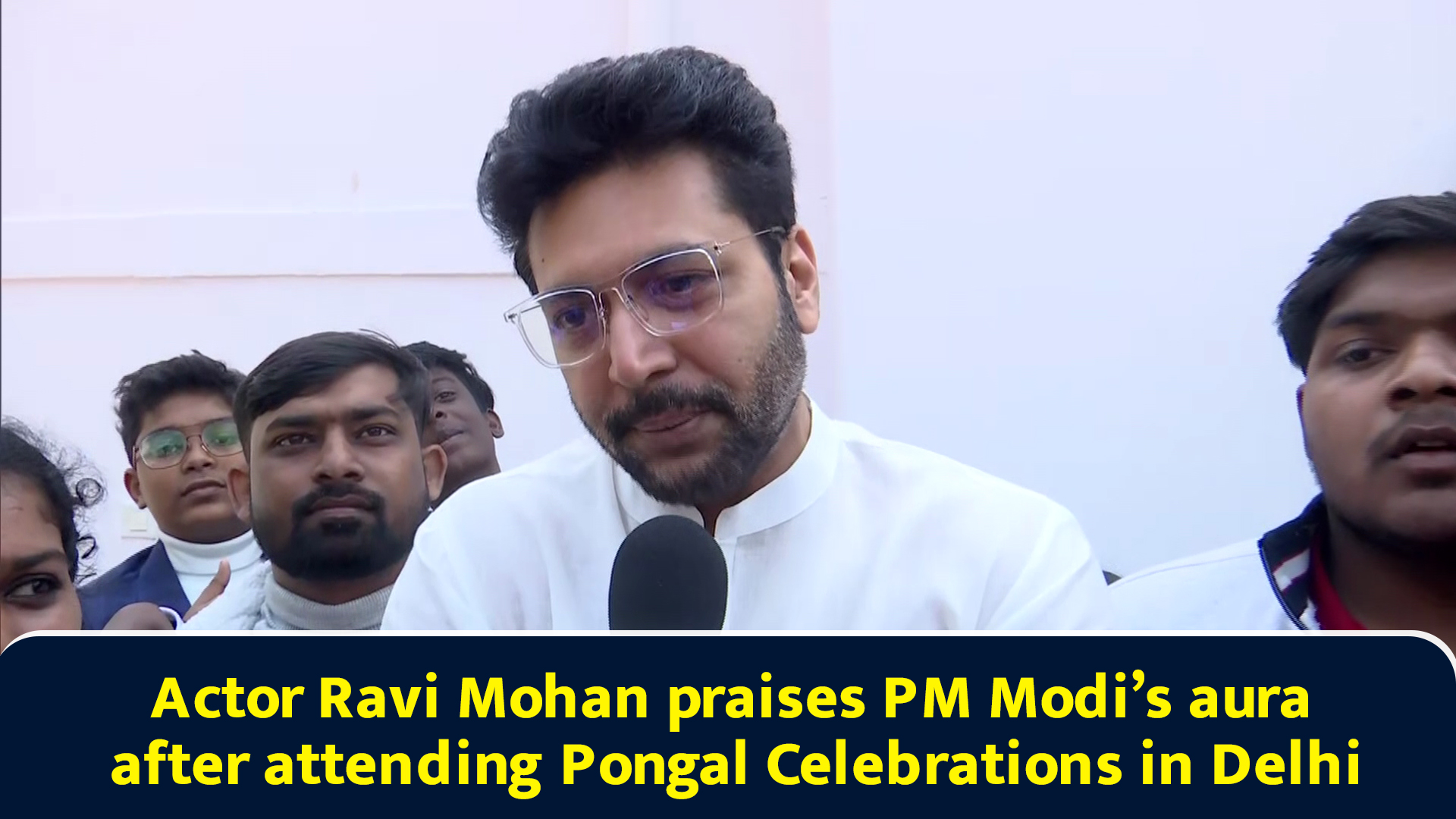 Actor Ravi Mohan praises PM Modi’s aura after attending Pongal ...