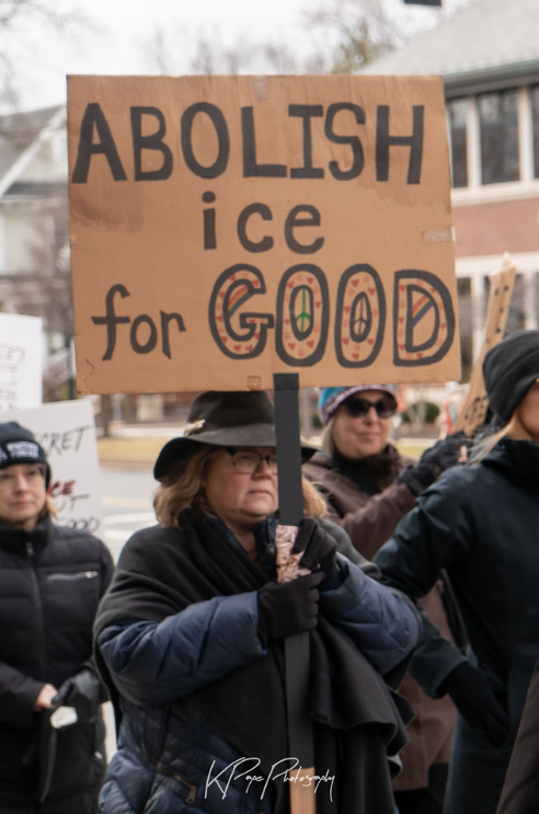 La Grange protesters denounce ICE over woman's death