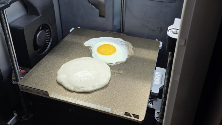 People are now using 3D printers to cook breakfast