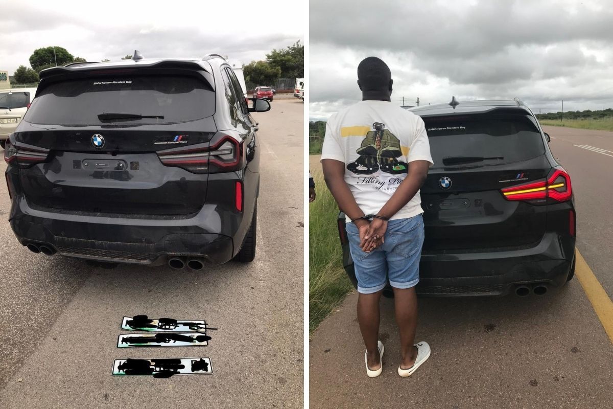 Man detained on N1 as police enforce registration plate laws