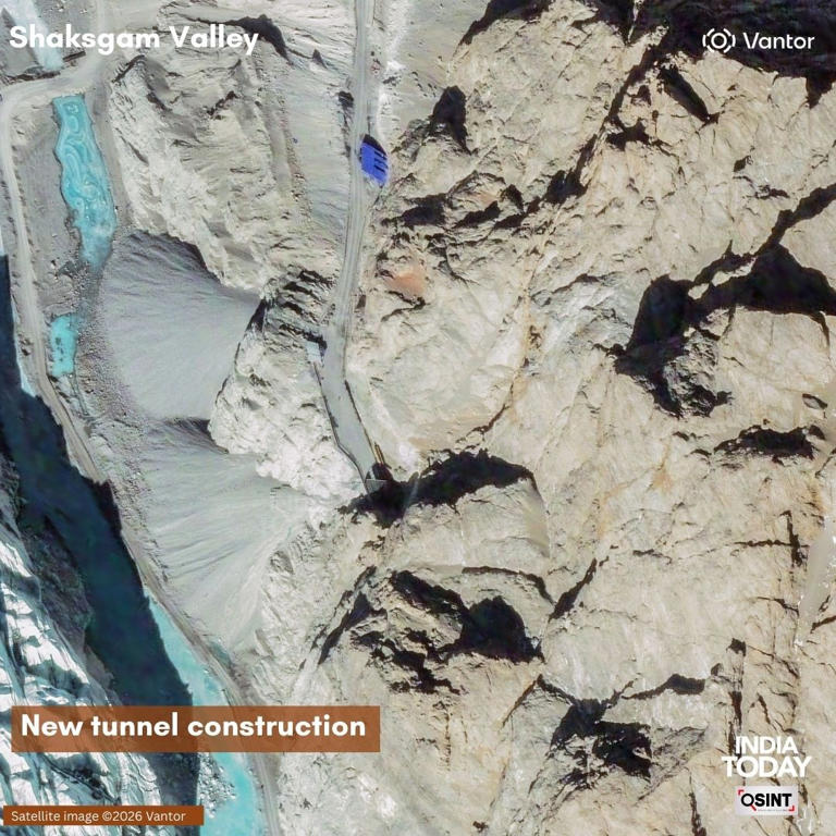 Exclusive satellite imagery shows China's rapid infra-push in Shaksgam ...
