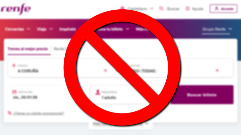Renfe da error al intentar comprar billetes tras una caída que dura más ...