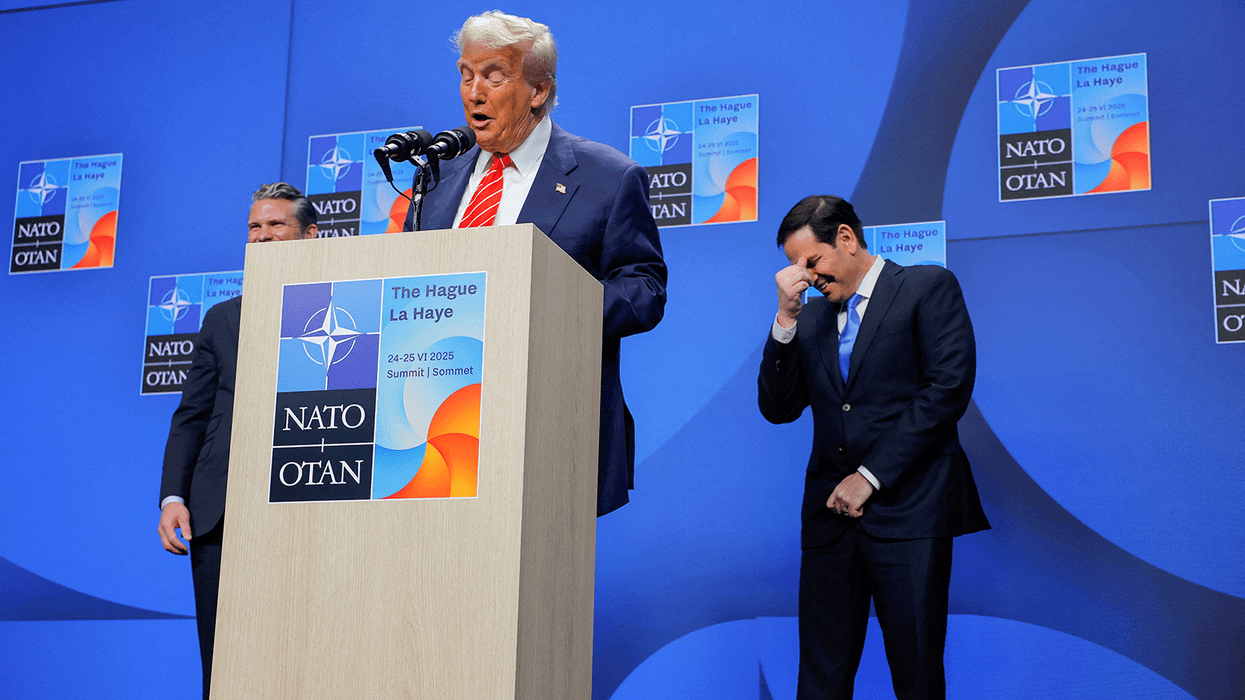 Trump sends NATO an early morning warning