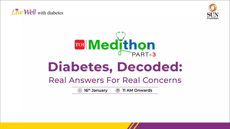 From family care to myths and risks: What TOI Diabetes Medithon aims to ...