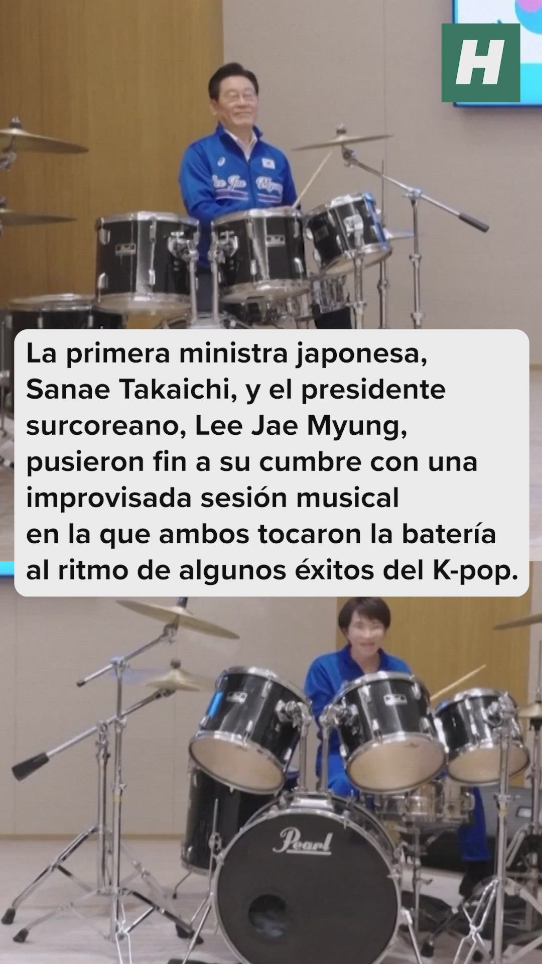 La primera ministra japonesa, Sanae Takaichi, y el presidente ...