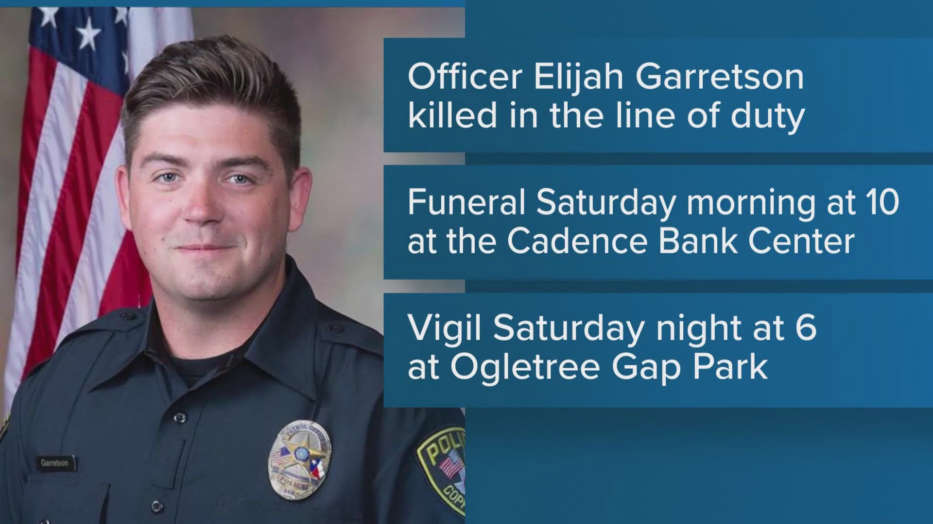 Public invited to honor fallen Copperas Cove police officer Elijah ...