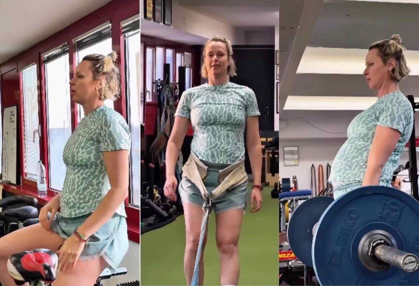 Federica Pellegrini incinta con i pesi in palestra, l’assalto delle ...