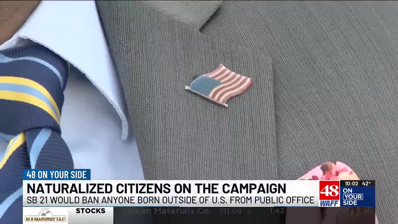 Alabama bill would ban naturalized citizens from running for office