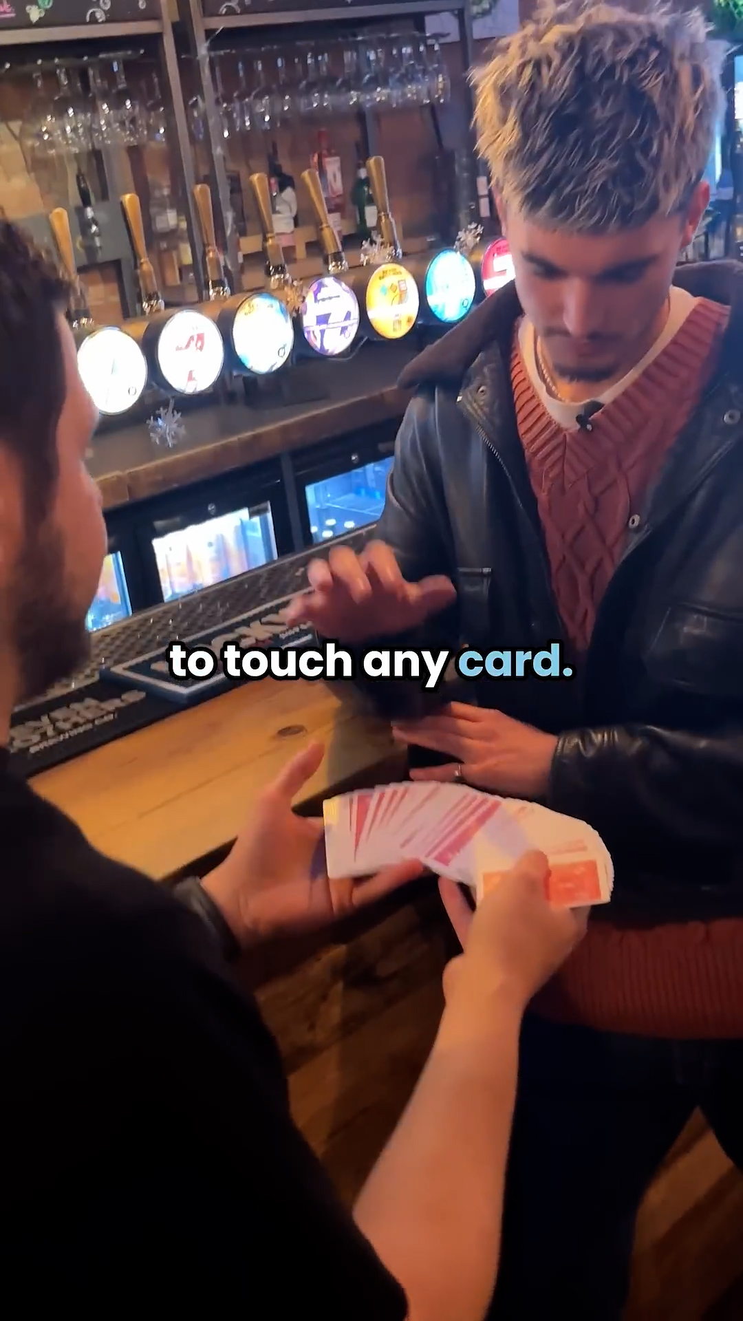 Watch the card get trapped instantly