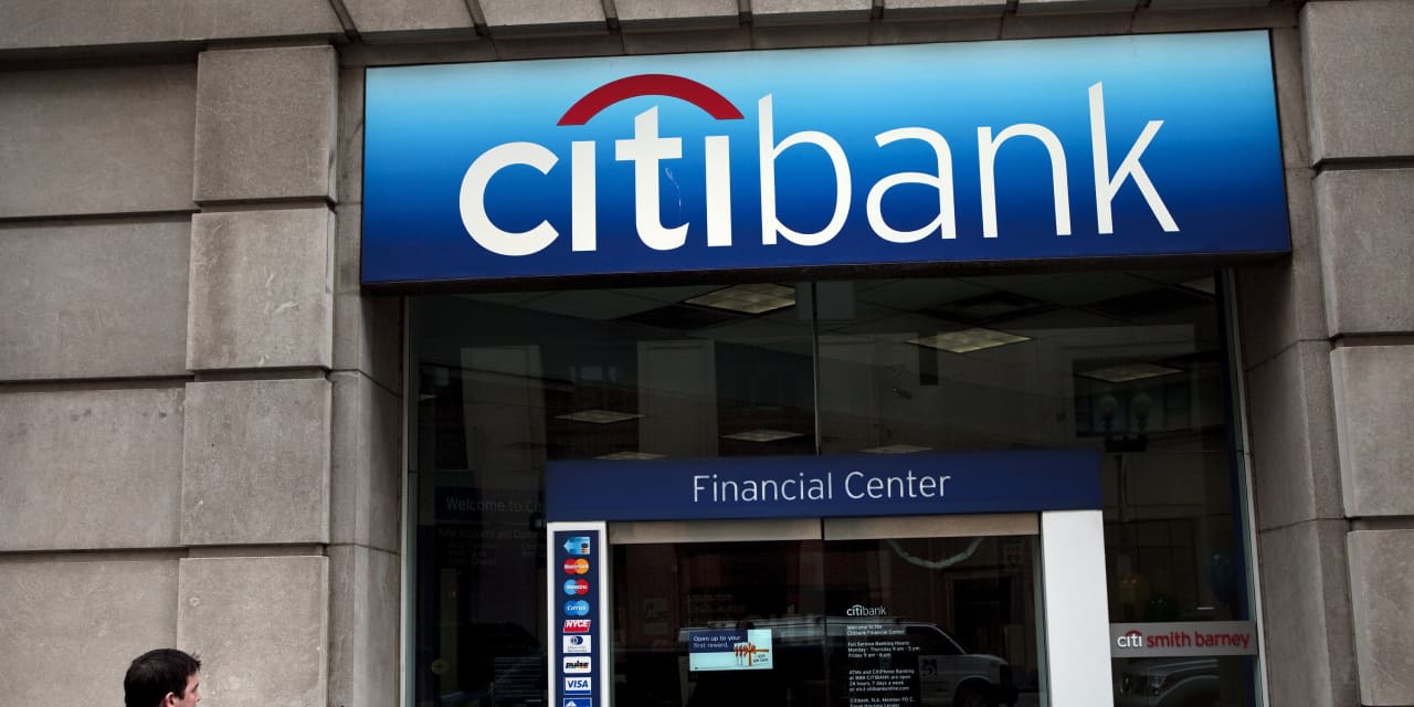 Citigroup’s stock turns lower after a rare earnings miss. Russia is one ...