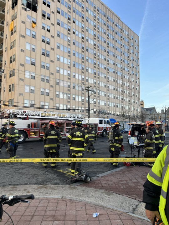 Multi-alarm fire tears through Atlantic City high-rise, residents rescued