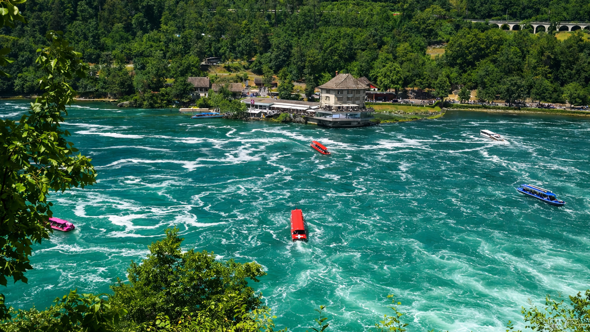 What does Europe’s largest waterfall look like?