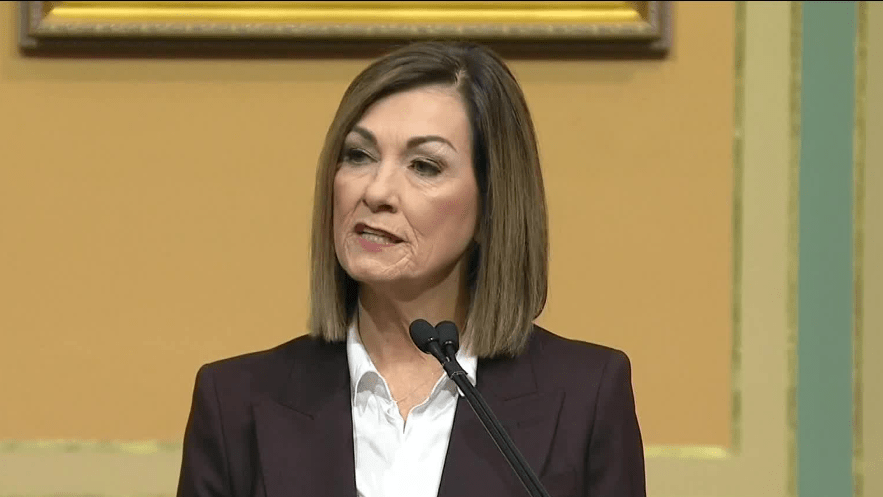 Governor Reynolds addresses Iowa cancer rates in Condition of the State