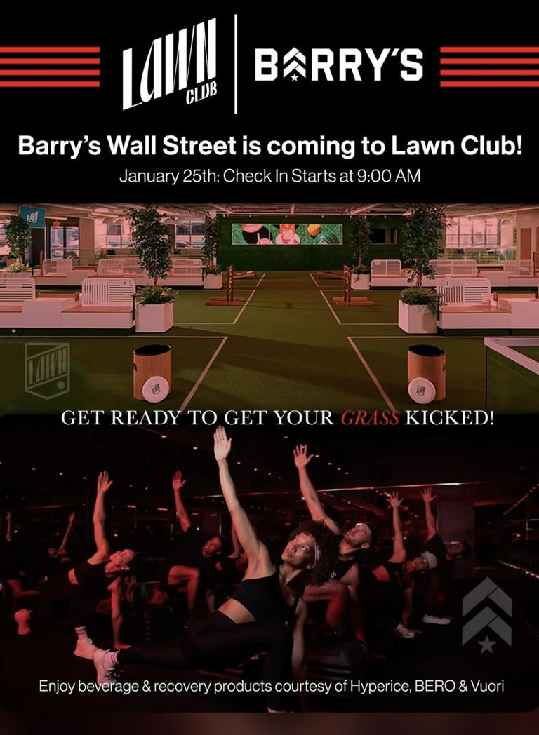 Barry's at the Lawn Club